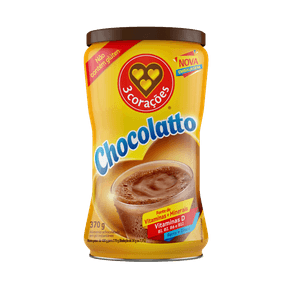 Achocolatado Chocolatto 3 Corações 370g | Mercafé - InCompany